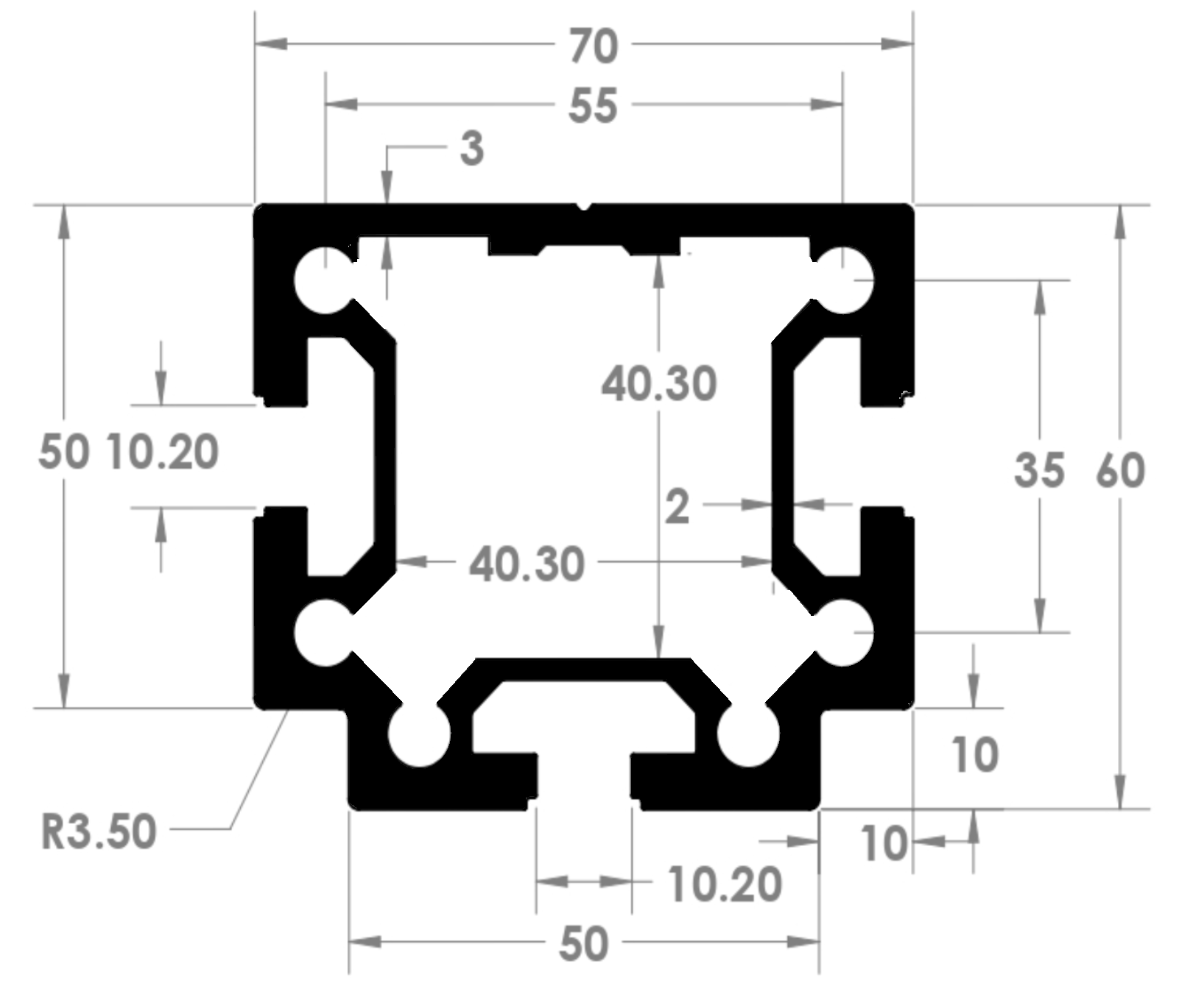 Telescopic Profile – Dexterous Aluminium Profile